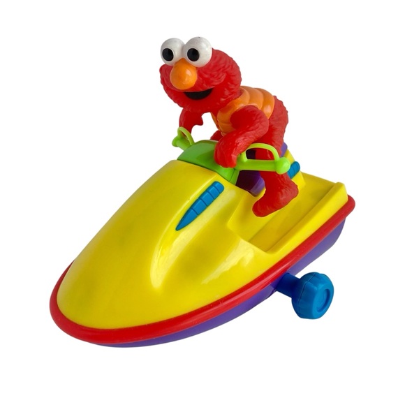 Tyco | Toys | Vintage 998 Tyco Sesame Street Elmo Jet Ski Rolling Wind ...